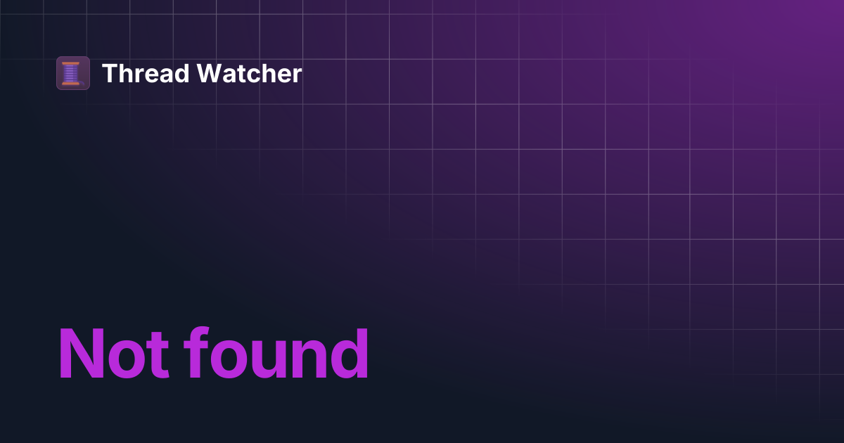 /batch | Thread Watcher